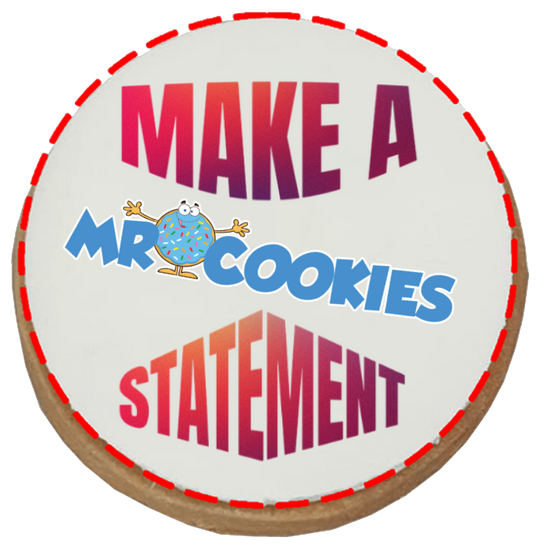 8cm Logo Cookies - Mr Cookies