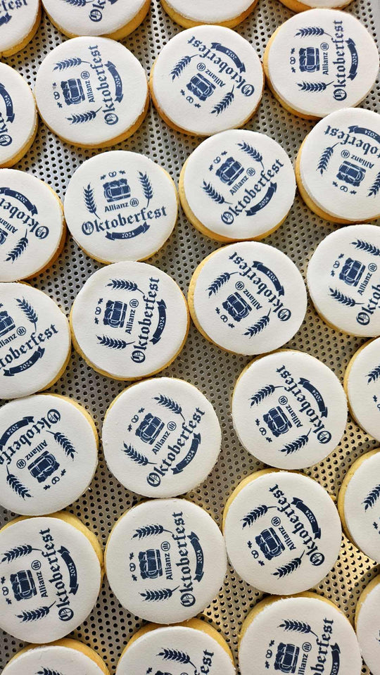 8cm Logo Cookies - Mr Cookies